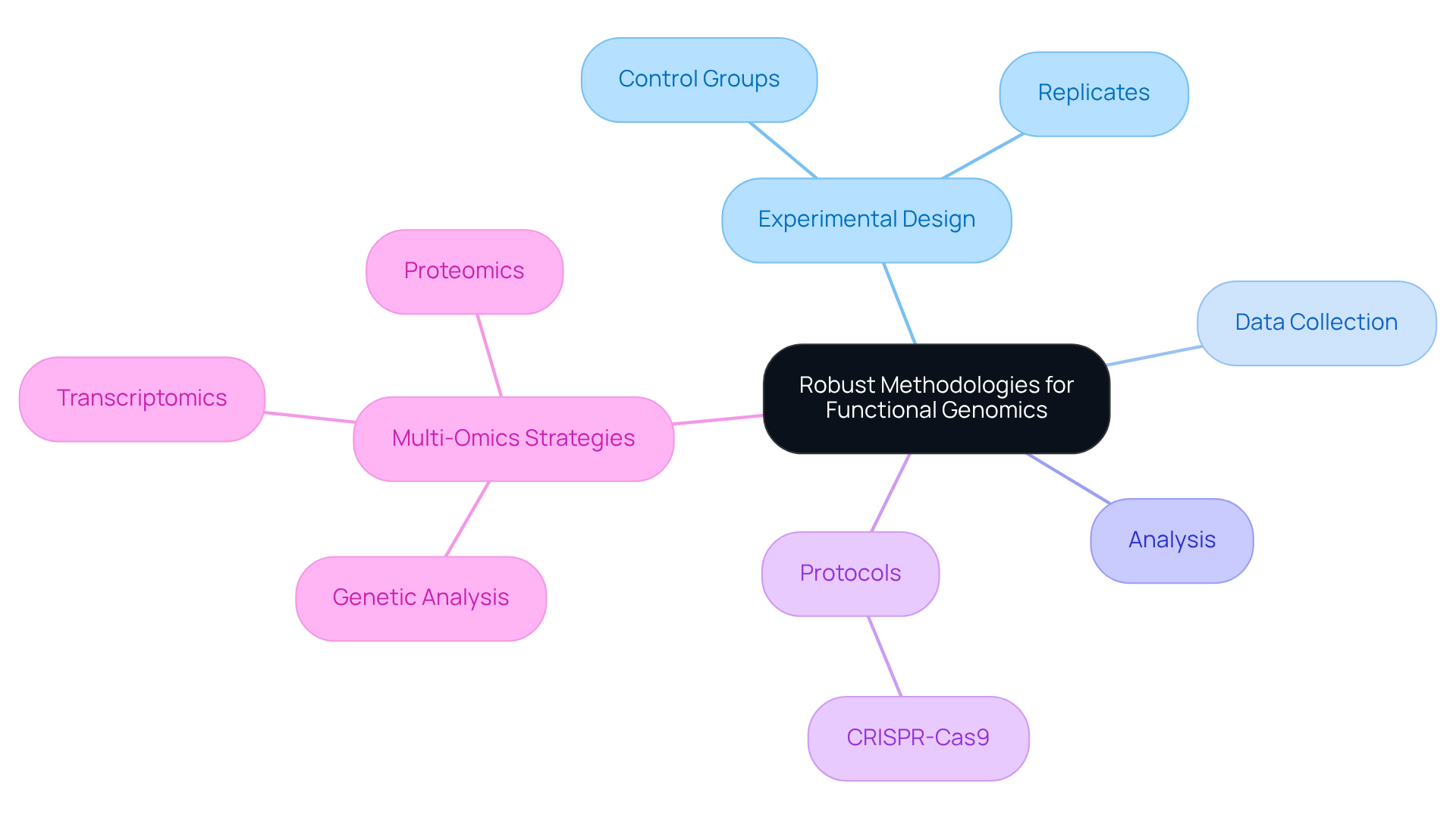 The central node represents the main focus on methodologies, while the branches show different aspects that contribute to achieving high accuracy in research. Each color-coded branch helps distinguish between various components. The central node represents the main focus on methodologies, while the branches show different aspects that contribute to achieving high accuracy in research. Each color-coded branch helps distinguish between various components.