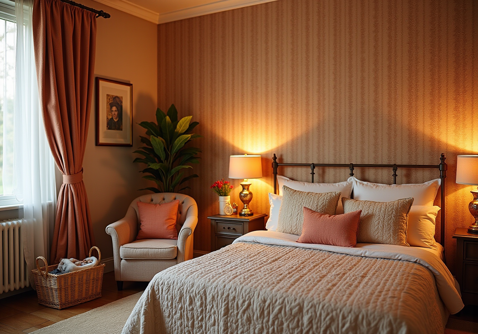 Cozy Home with Repeated Patterns Cozy Home with Repeated Patterns