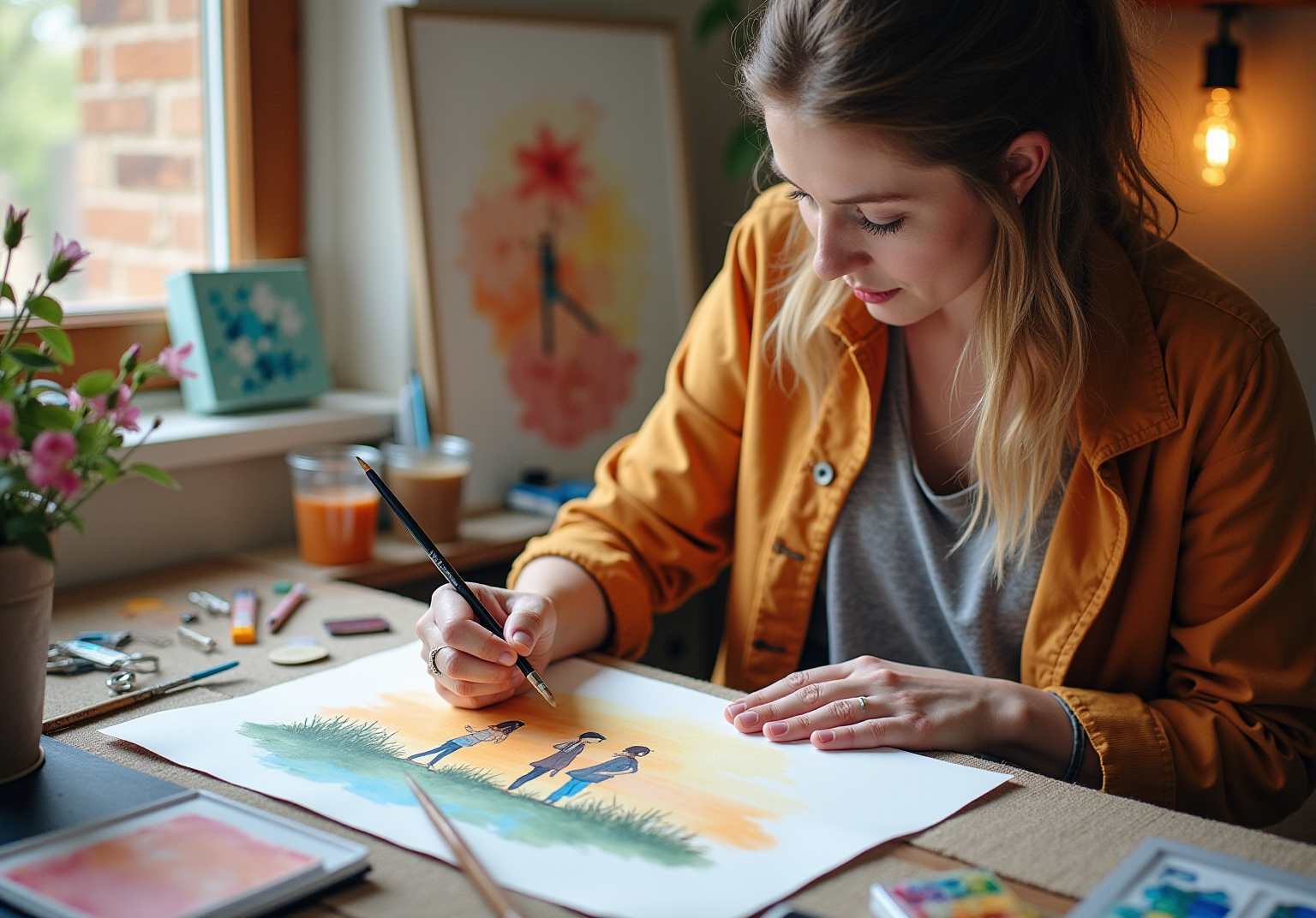 Kelly Swain: The Heart of Personalized Watercolor Art Kelly Swain: The Heart of Personalized Watercolor Art