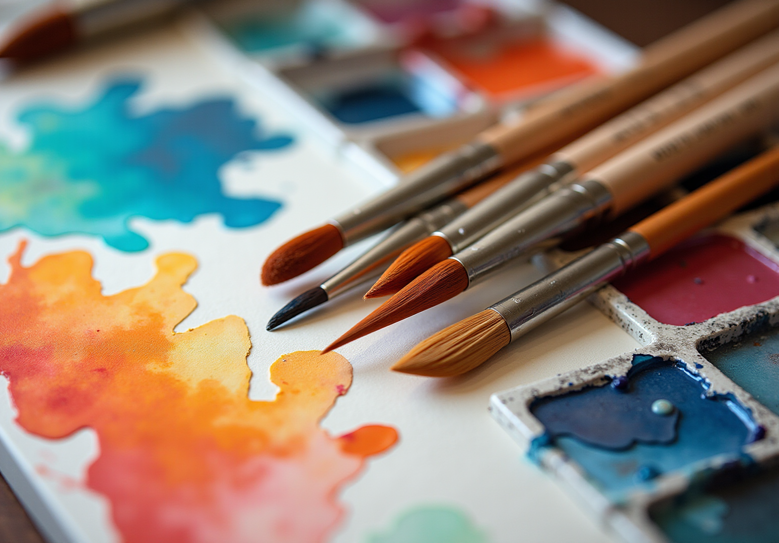 Essential Watercolor Brushes for Beginners Essential Watercolor Brushes for Beginners