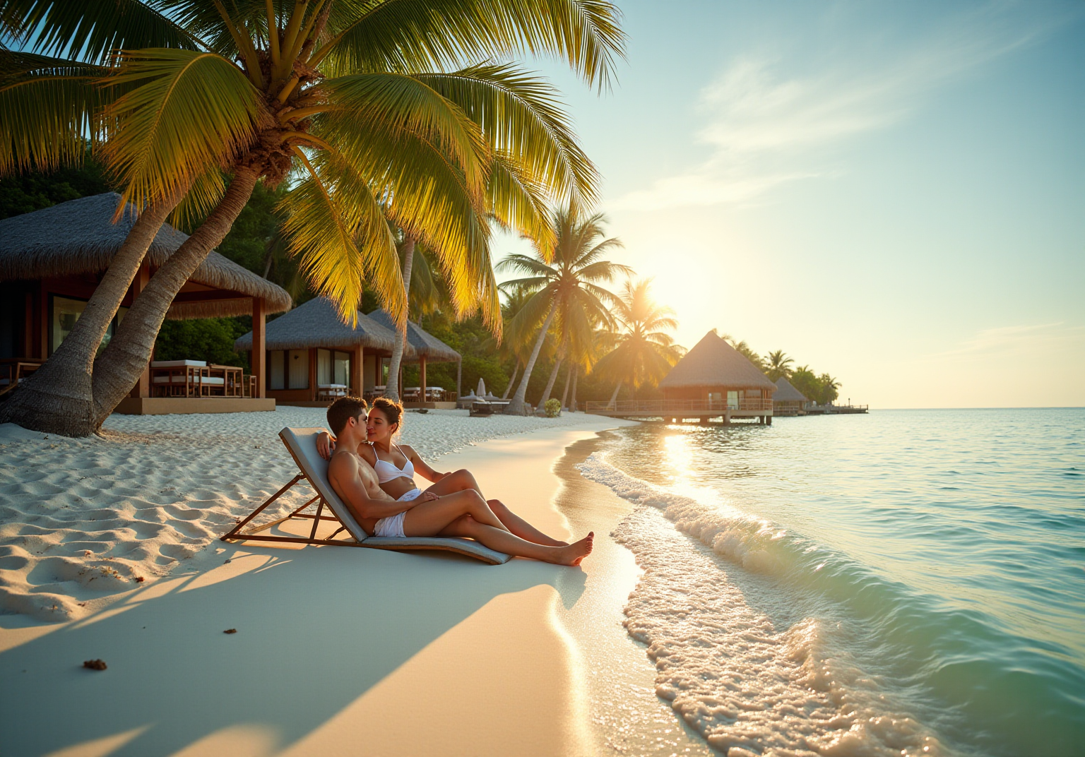 Romantic Beach Paradise in the Maldives