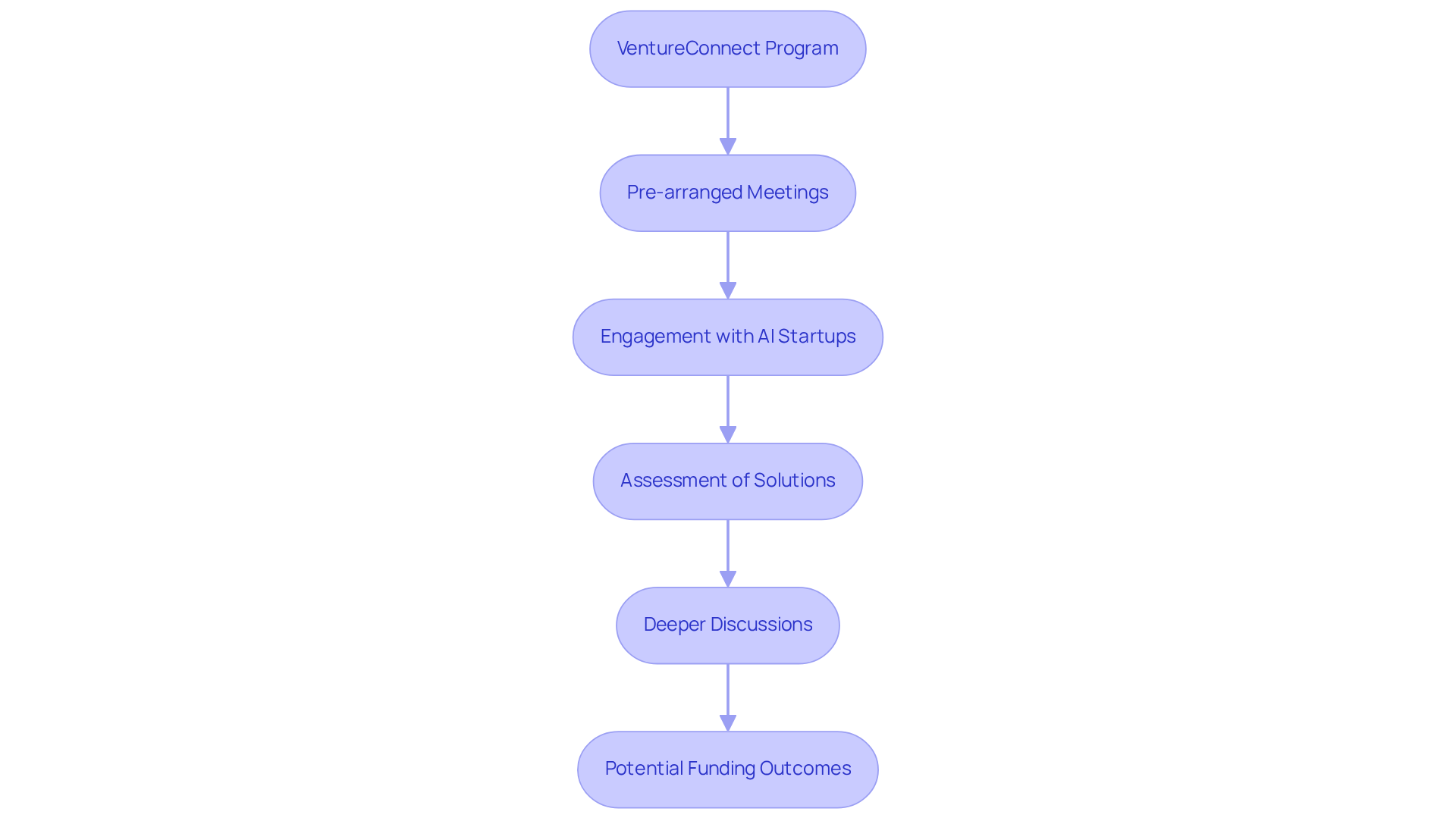 Follow the arrows to see how the networking process unfolds - starting from the program, through meetings and discussions, leading to potential funding opportunities.