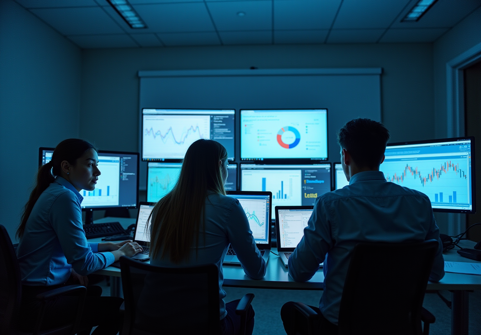 PPC Analysts Monitoring Campaign Performance