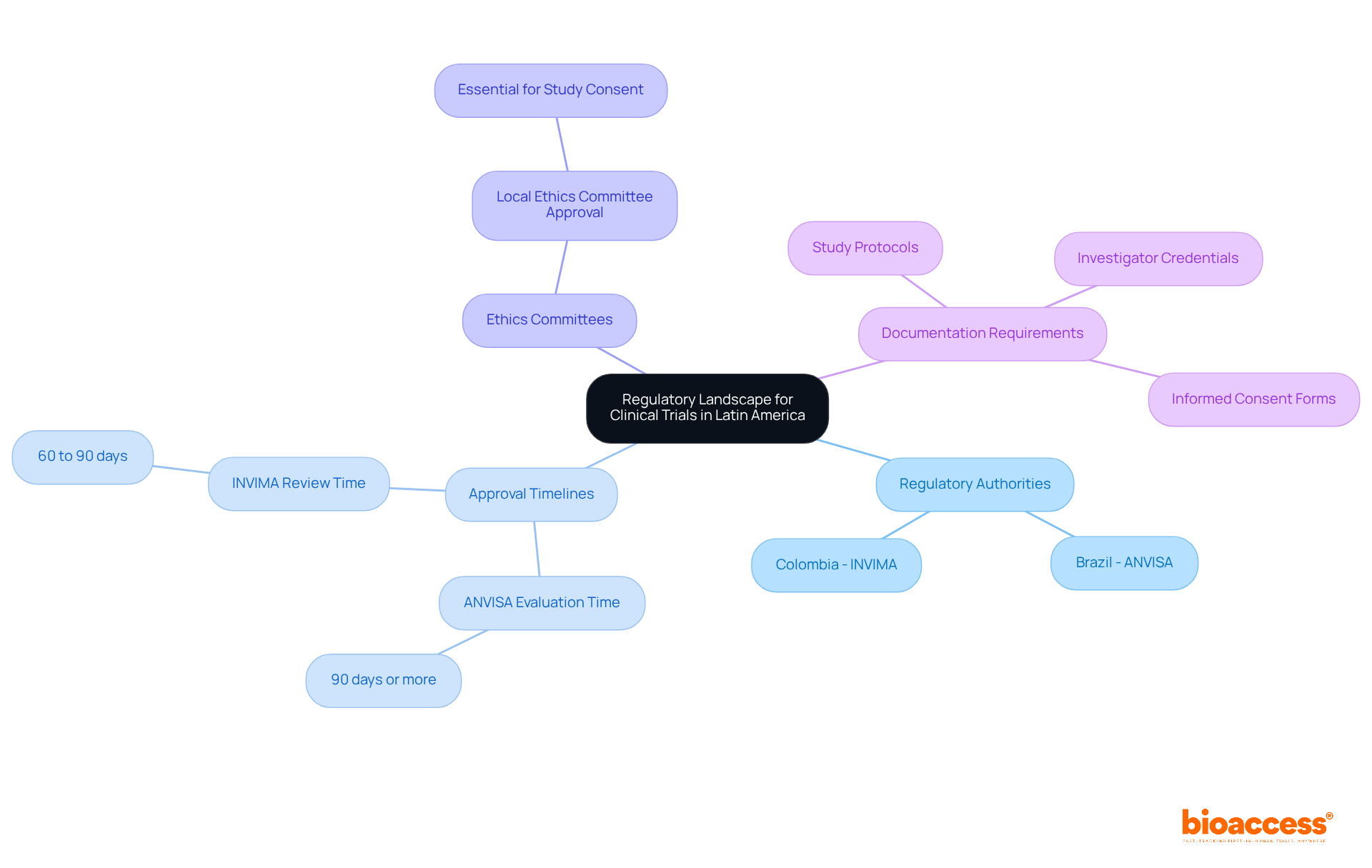 The central node represents the overall regulatory landscape, while the branches show key areas to focus on. Each sub-branch provides specific details that help you understand what to consider in each area. The central node represents the overall regulatory landscape, while the branches show key areas to focus on. Each sub-branch provides specific details that help you understand what to consider in each area.