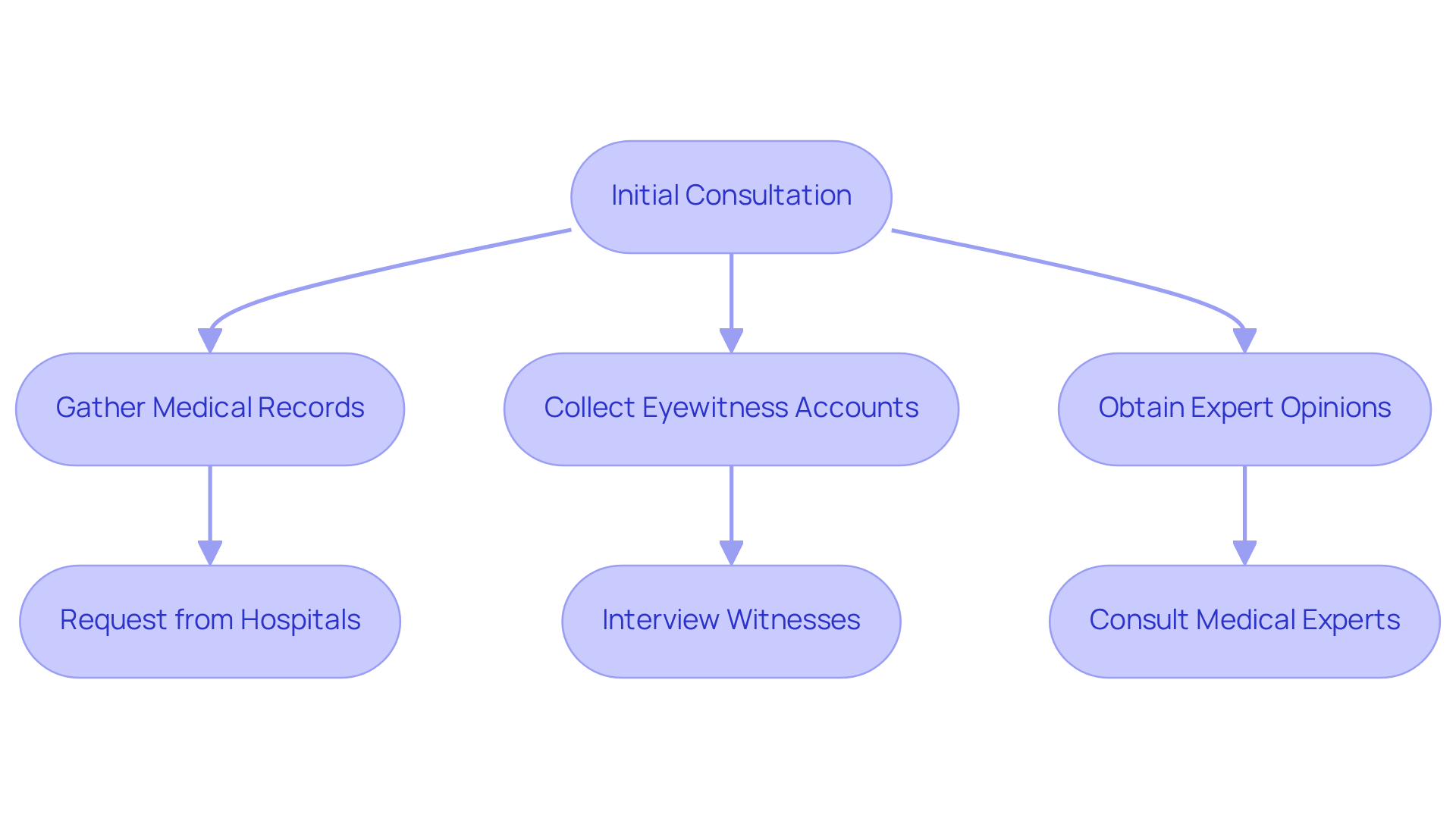 This flowchart outlines the steps your attorney should take in handling your case. Start with the initial consultation and follow the arrows to see how evidence is gathered and your case is built. Each step is crucial for ensuring your child's best interests are represented. This flowchart outlines the steps your attorney should take in handling your case. Start with the initial consultation and follow the arrows to see how evidence is gathered and your case is built. Each step is crucial for ensuring your child's best interests are represented.