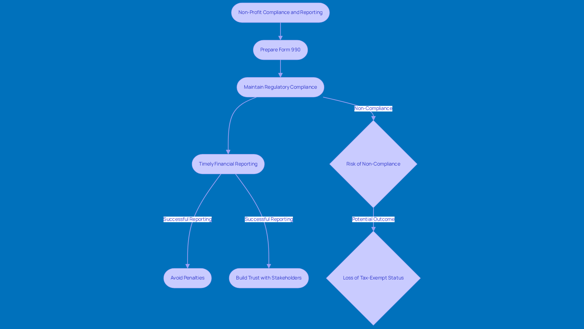 Follow the arrows to see how each task contributes to compliance and reporting success. Green boxes indicate positive outcomes, while red boxes highlight potential risks. Follow the arrows to see how each task contributes to compliance and reporting success. Green boxes indicate positive outcomes, while red boxes highlight potential risks.