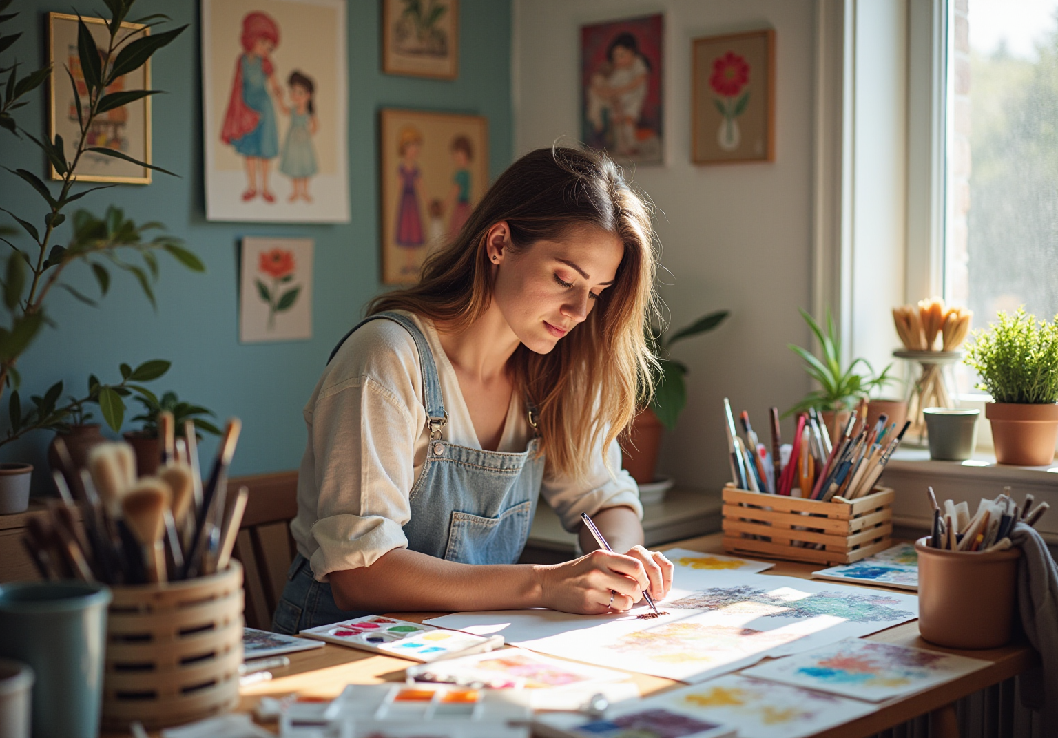 Kelly Swain at Work: Custom Watercolor Illustrations Kelly Swain at Work: Custom Watercolor Illustrations