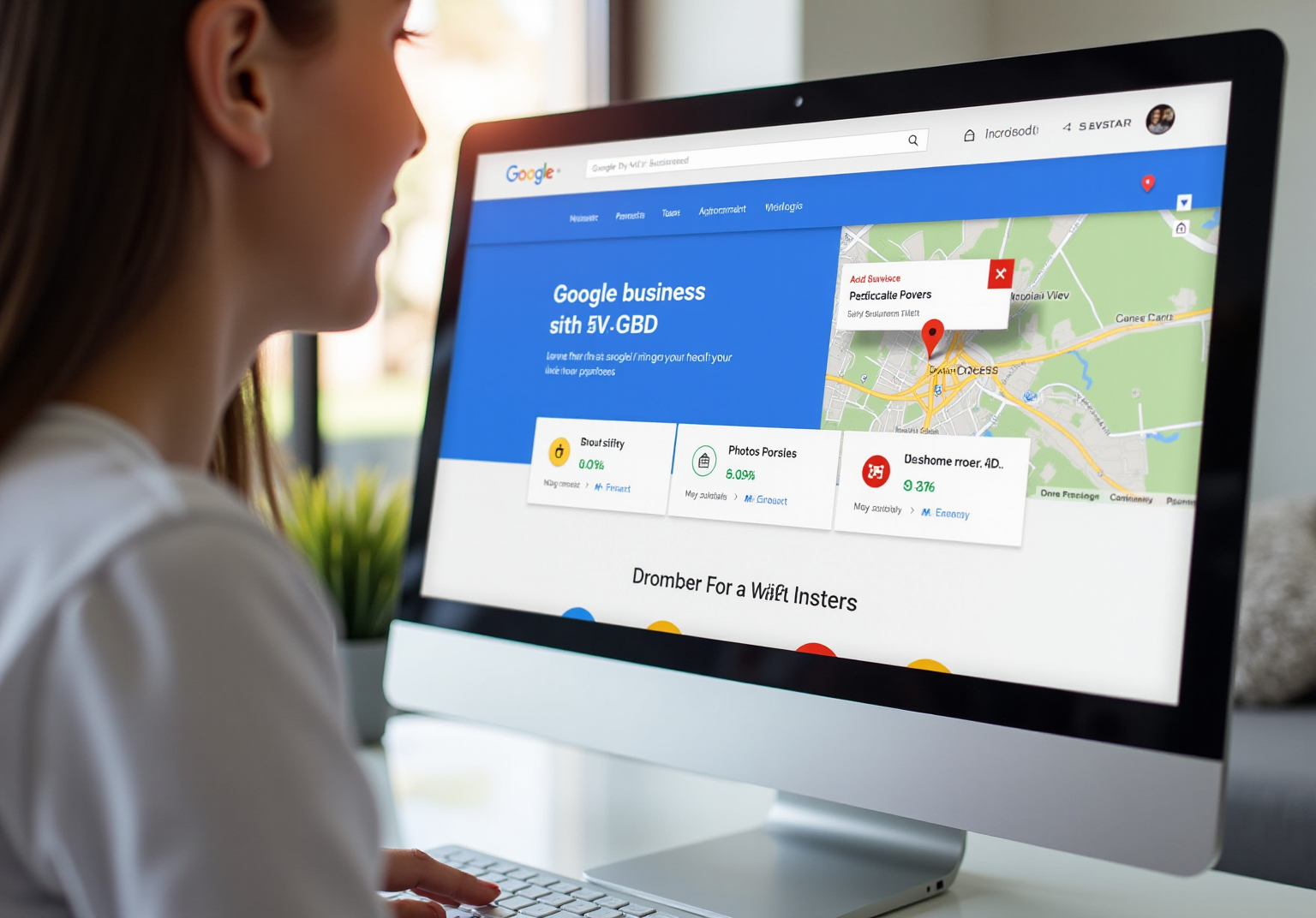 Google My Business Listing Interface