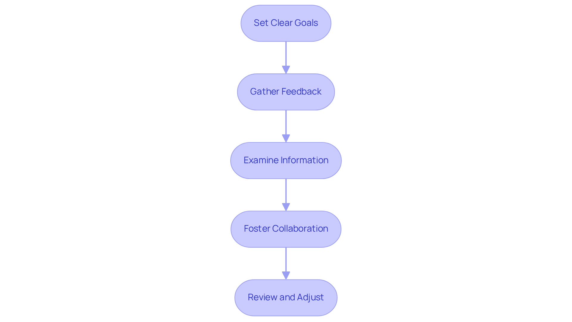 Each box represents a key action in the continuous improvement process. Follow the arrows to see how each step builds on the previous one, guiding firms toward enhanced agility and responsiveness.