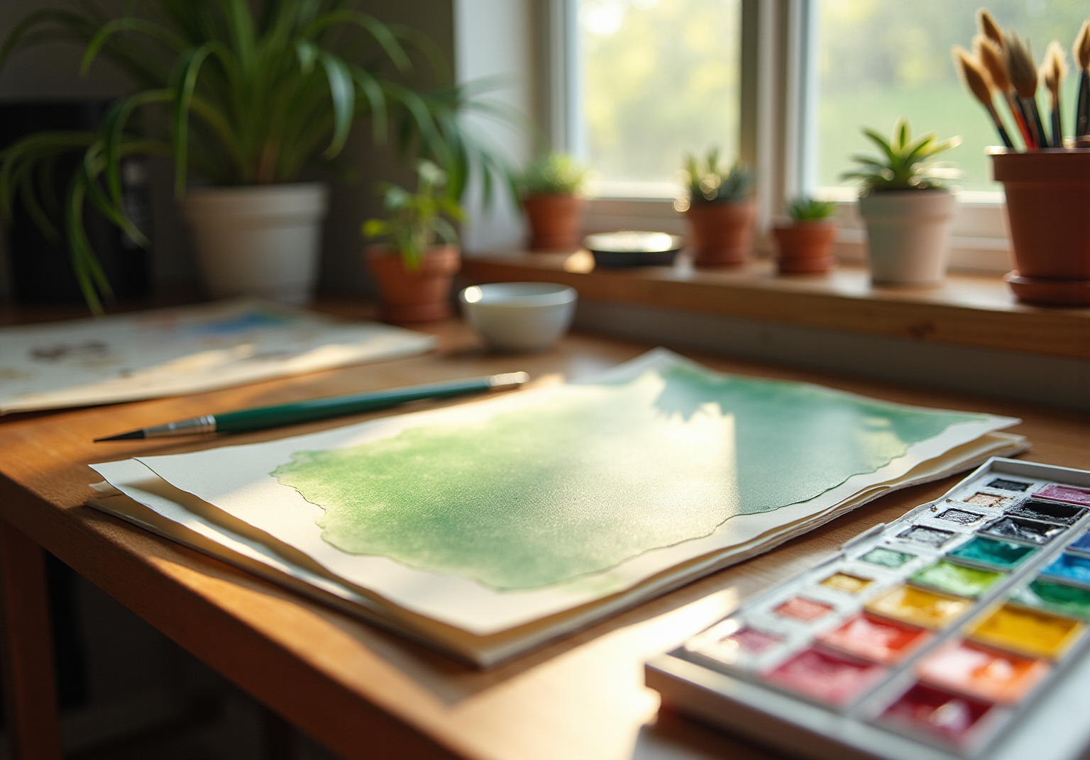 Sustainable Art Supplies: Hahnemühle Bamboo Watercolor Paper