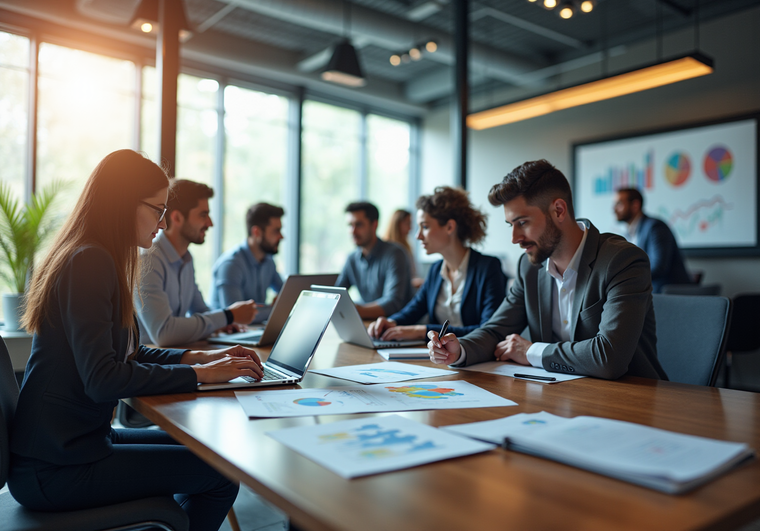 SEO Strategy in a Modern Office
