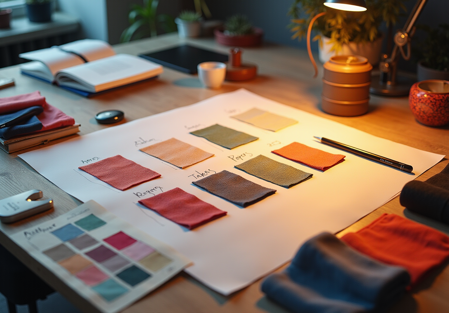 Creative Workspace for Fabric Pattern Design