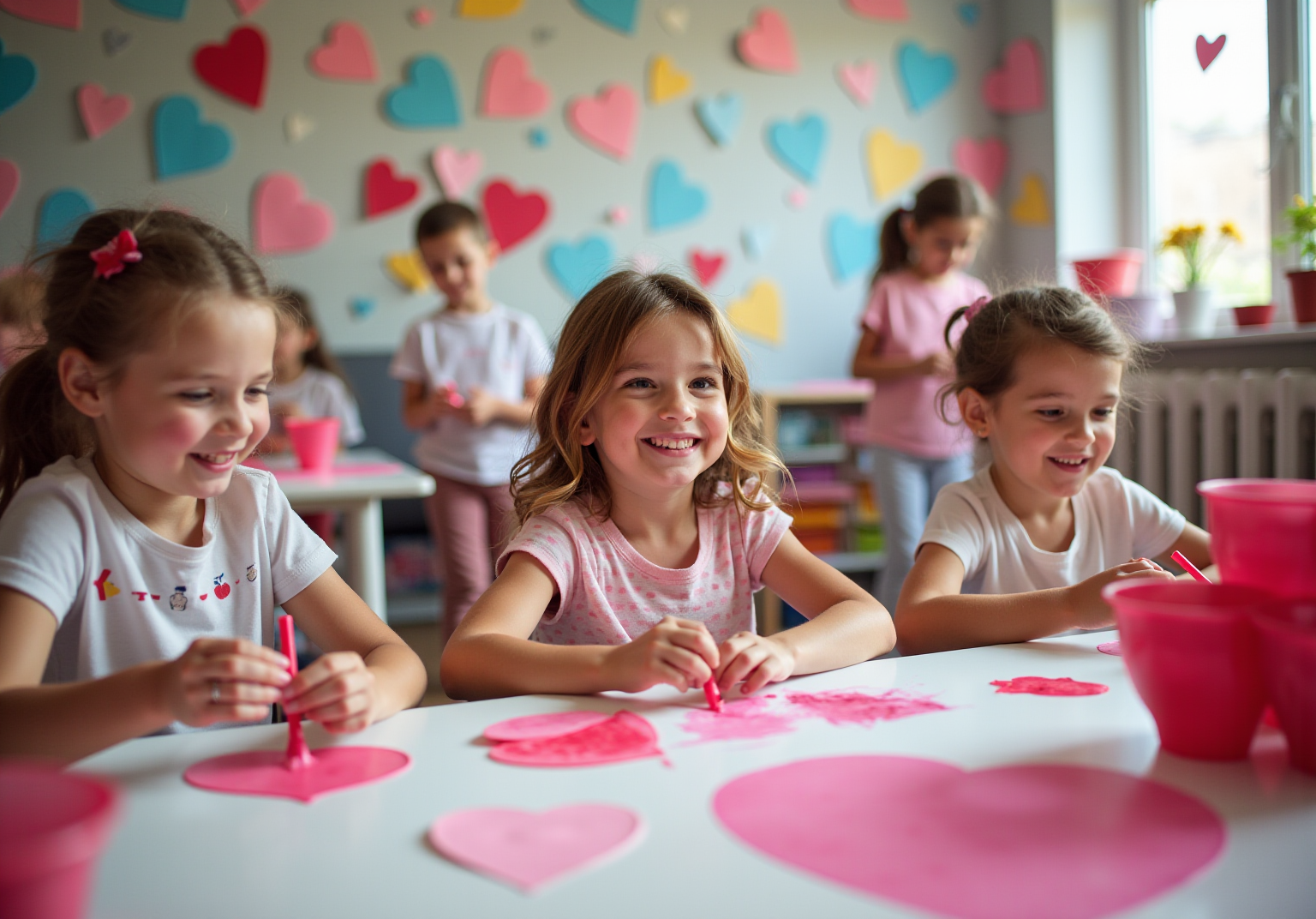 Creative Watercolor Valentine's Day Decorations Creative Watercolor Valentine's Day Decorations
