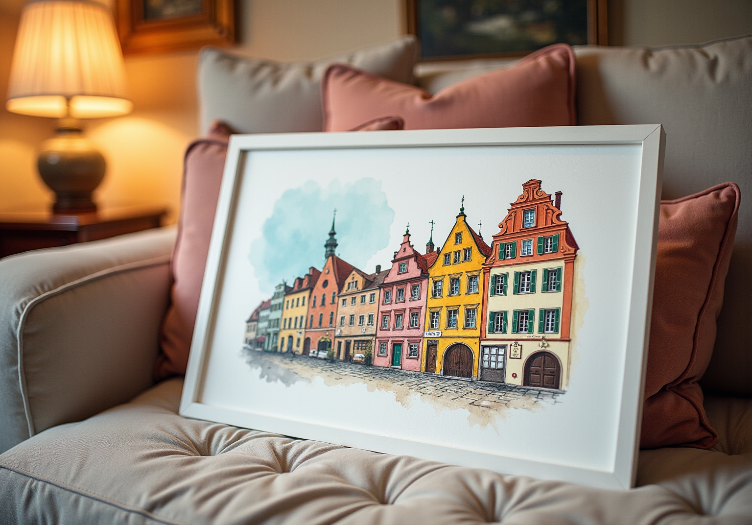 Watercolor Landscapes Inspired by Vienna