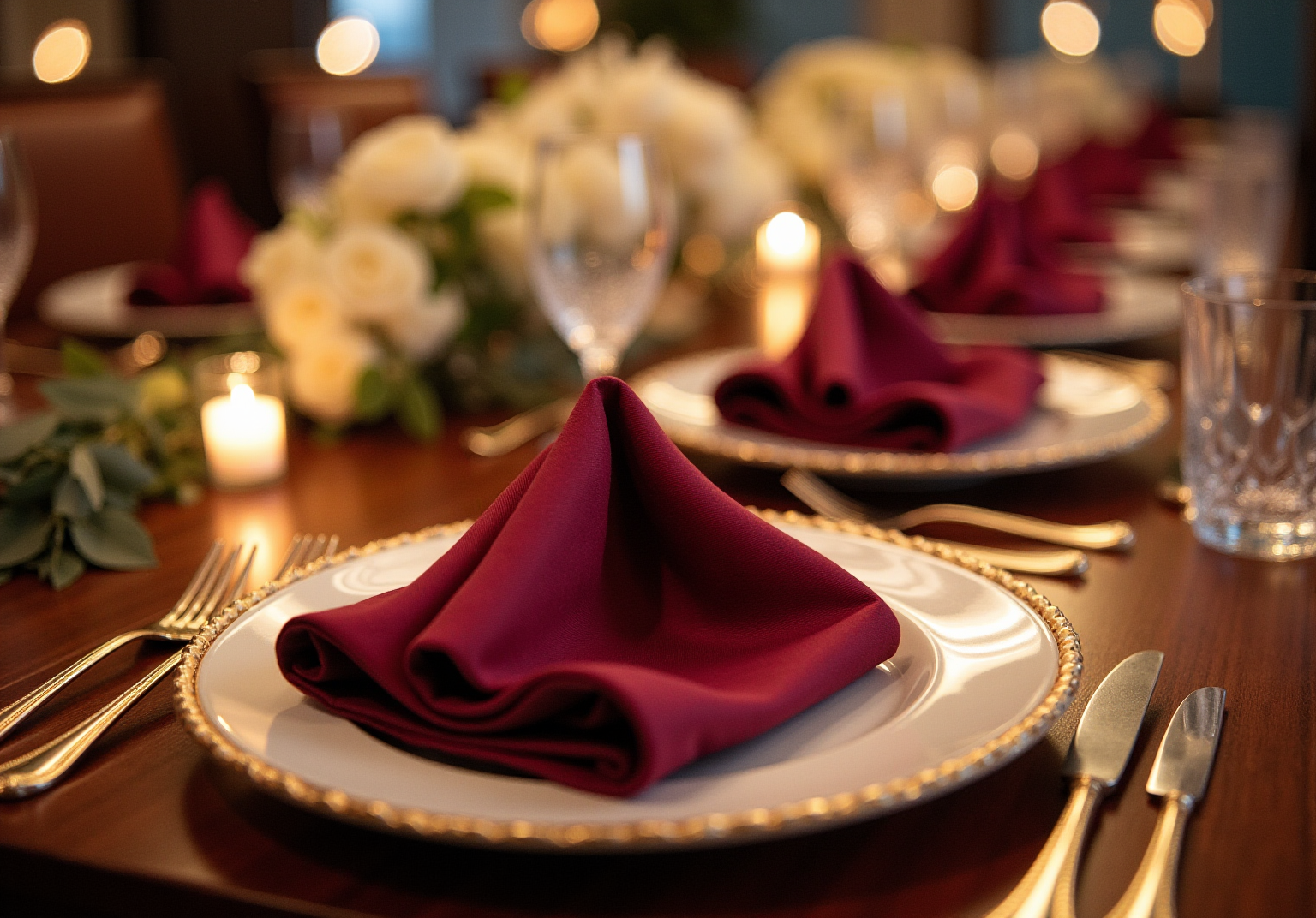 Why Event Planners Love Burgundy Table Napkins for Every Occasion