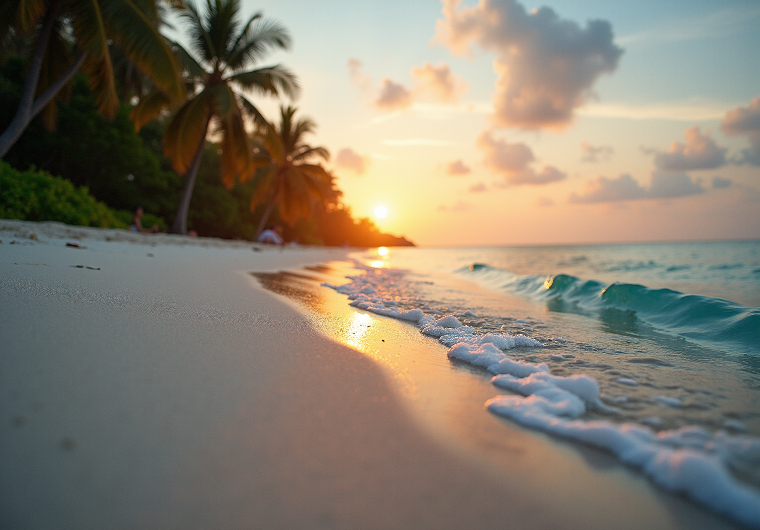 Romantic Maldives Sunset