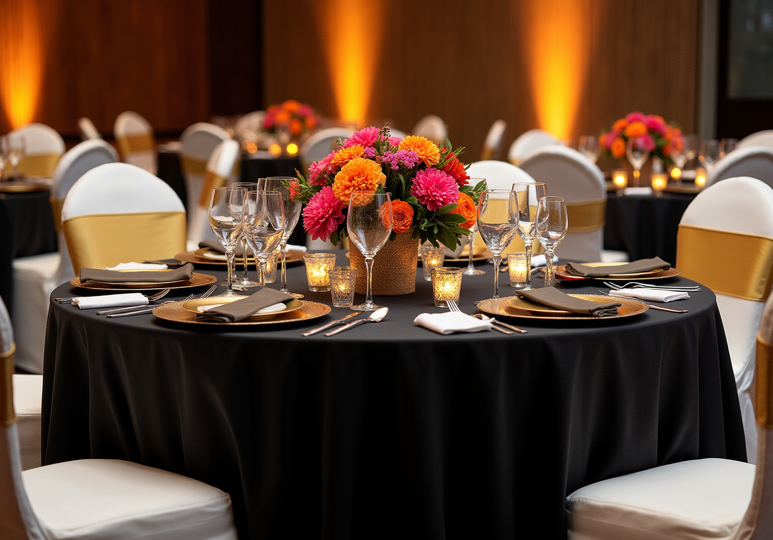 Master Black Table Cloth Setting: 4 Best Practices for Event Planners